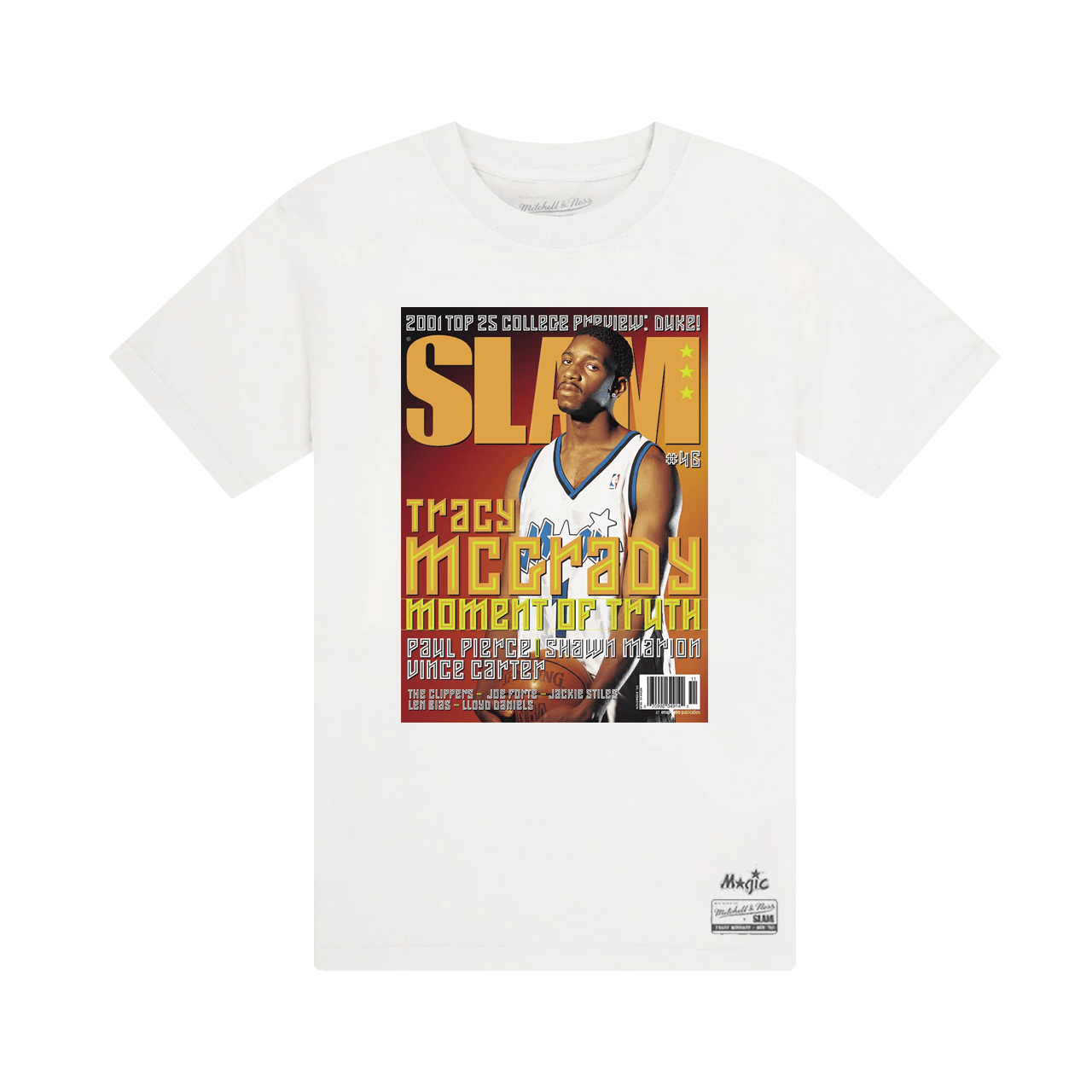 Mitchell & Ness Tracy McGrady Slam Issue 46 Cover Tee | White